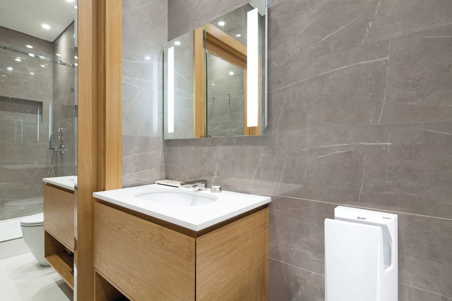 Electric Hand Dryers - Jet Towel Slim | Mitsubishi Electric